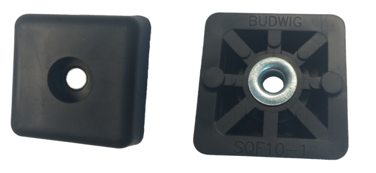 Rubber Recessed Bumpers | SQF10-1T by Budwig USA
